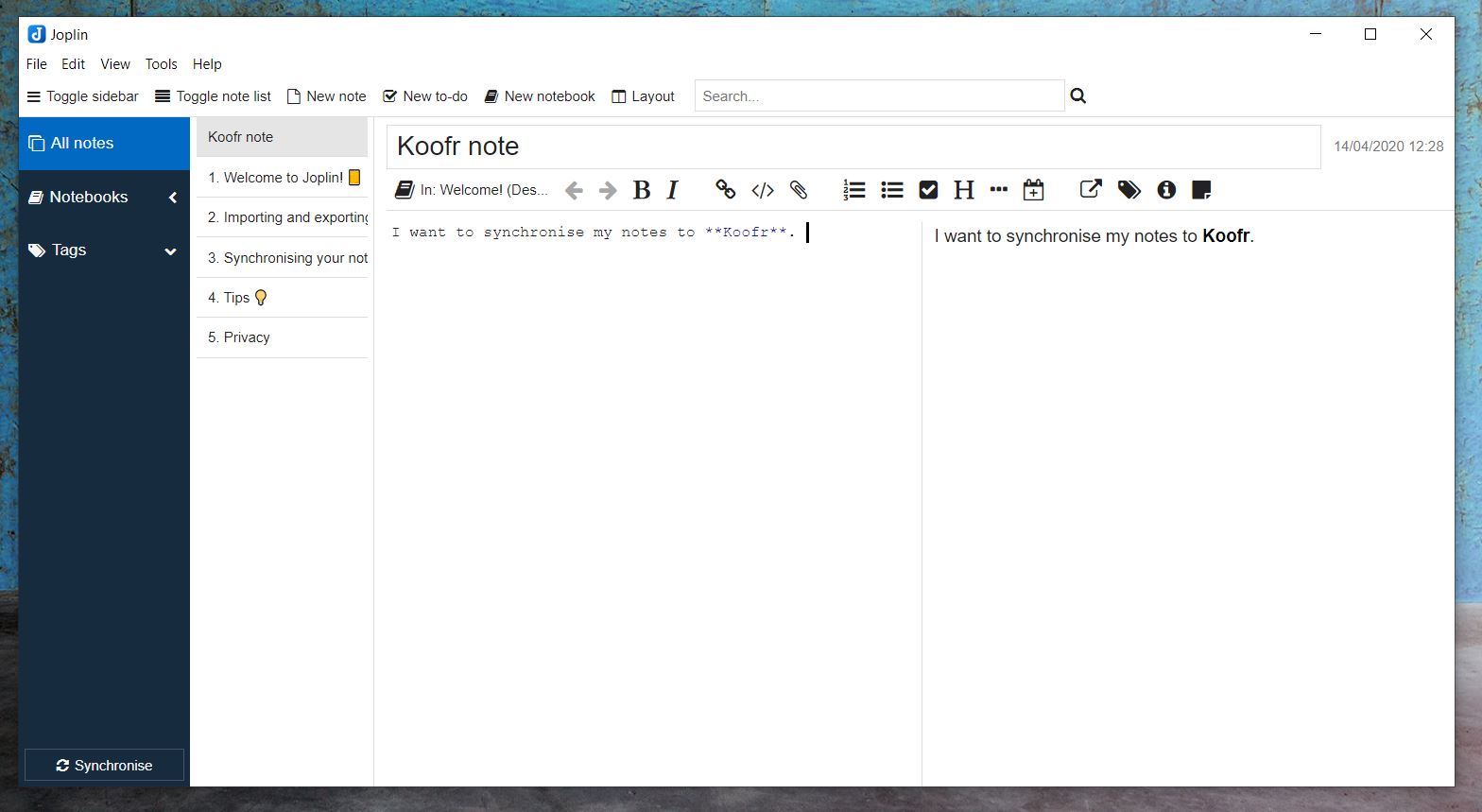 How to backup your Joplin notes to Koofr - Koofr blog
